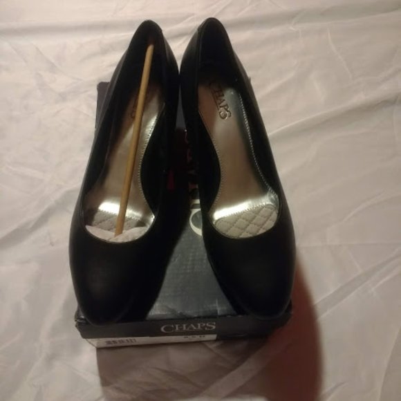 Chaps | Shoes | Nib Chaps Classic Black Pumps | Poshmark